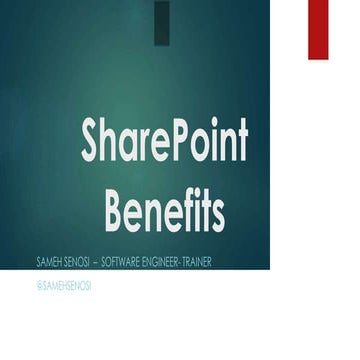 What is Microsoft SharePoint and How Can I Use It? | PPTX