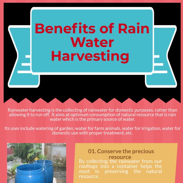 Benefits of Rain Harvesting | PDF