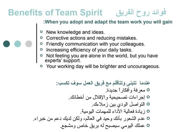 Team spirit and attitude | PPT | Desktop Publishing | Computer Software ...