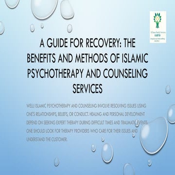 Benefits and Methods of Islamic Psychotherapy and Counseling Services.pptx