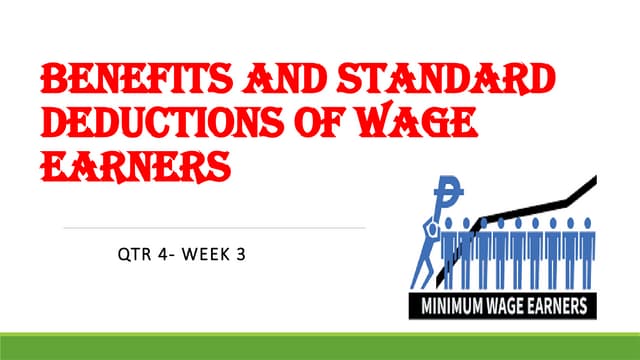 Business mathematics for grade 11 abm salaries and wages | PPTX