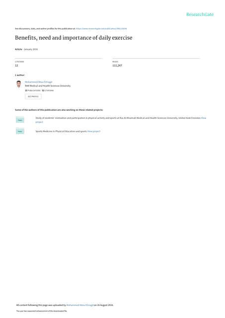 PHYSICAL EDUCATION (Exercise for Fitness) | PPTX