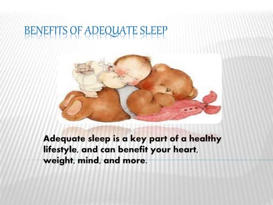 Importance of sleep | PPT