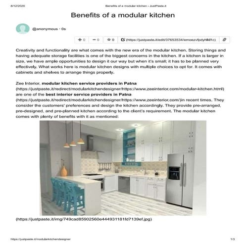 Benefits of a modular kitchen | PDF | Home Appliances | Home & Garden
