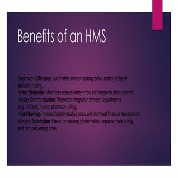 Benefits of an HMS - Hospital Management System.pptx