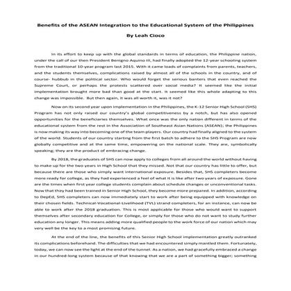 ASEAN Integration | PDF