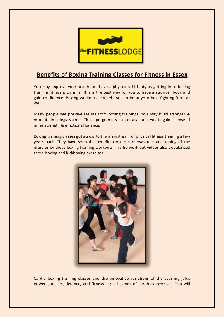 Benefits Of Boxing Training Classes For Fitness In Essex