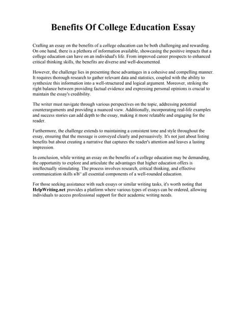 Importance Of Education Essay For Students.pdf | Homework and Study ...