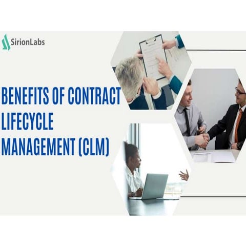 Benefits of Contract Lifecycle Management (CLM) | PPTX