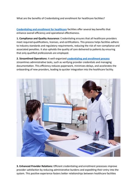 Hospital Vendor Credentialing Importance | PPTX