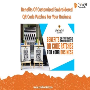 Advantages Of Personalised Embroidered QR Code Patches For Your ...
