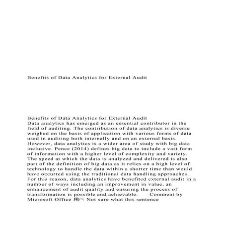 Benefits of Data Analytics for External Audit.docx