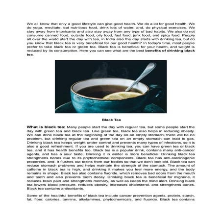 Benefits of drinking black tea.pdf