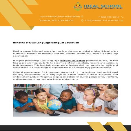 Benefits of Dual Language Bilingual Education | PDF