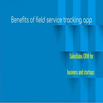 Field service management | PDF