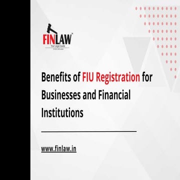 Benefits of FIU Registration for Businesses and Financial Institutions ...
