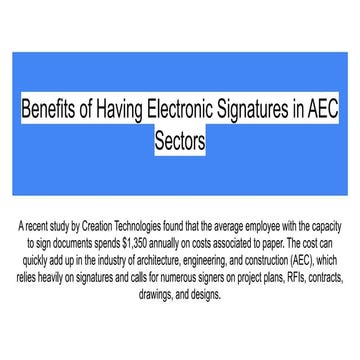 Benefits of Having Electronic Signatures in AEC Sectors.pdf