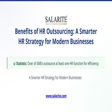 Benefits of HR Outsourcing A Smarter HR Strategy for Modern Businesses.pptx