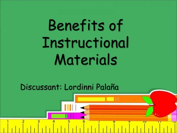 Instructional Materials instructional-materials