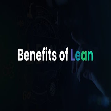 Benefits of lean | PDF