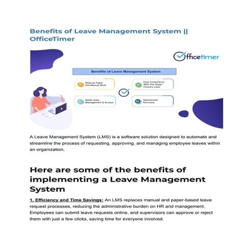 How a Leave Management System Benefits Your Organization? | PPTX
