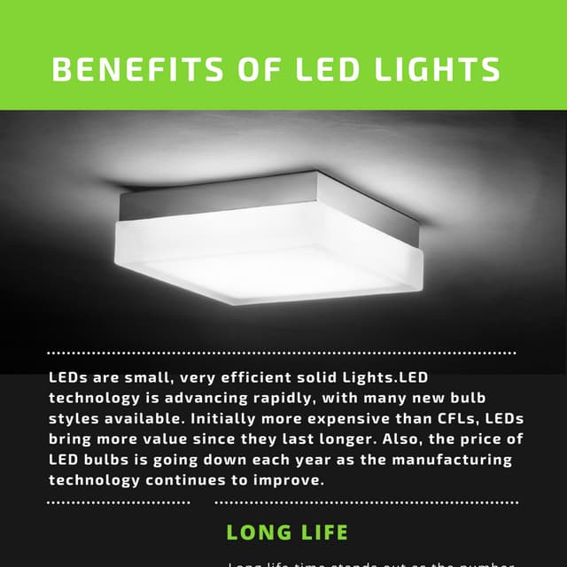 Benefits of led lights | PDF