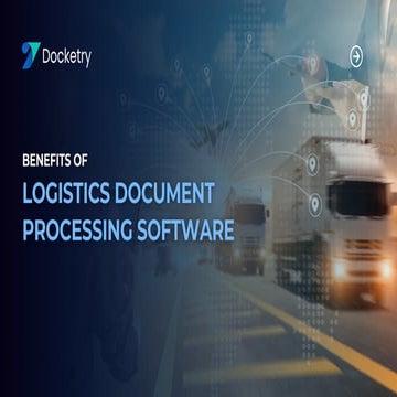 Benefits of Logistics Document Processing Software | PDF