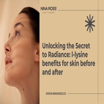 Unlocking the Secret to Radiance: l-lysine benefits for skin before and ...