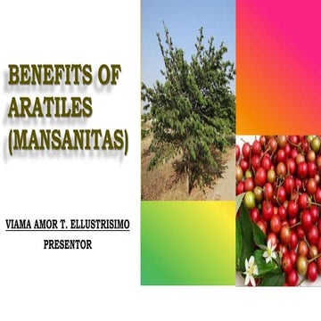 Benefits of mansanitas | PPTX