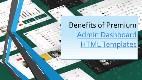 Simplify Data Management with HTML Admin Dashboard Templates | PPT