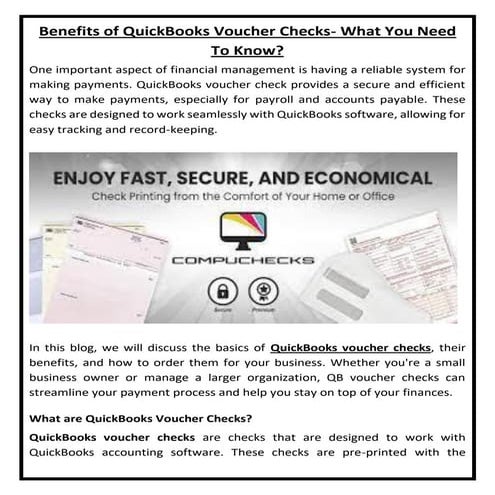 Benefits of QuickBooks Voucher Checks- What You Need To Know.pdf