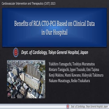 Benefits of RCA CTO-PCI Based on Clinical Data.pptx | Heart and ...