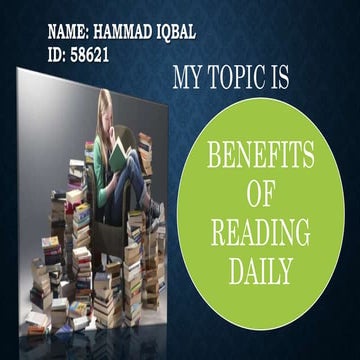 Benefits of reading daily | PPT