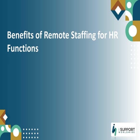 Benefits of Remote Staffing for HR Functions | PDF