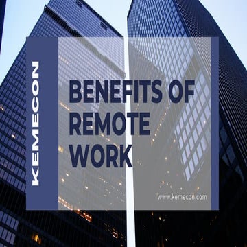 Benefits of remote work | PDF | Remote Working | Careers