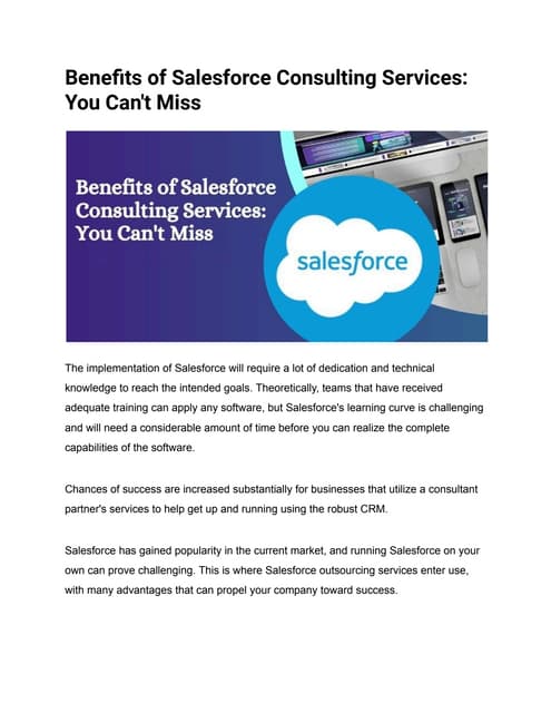 The 5 Benefits of Salesforce Consulting Services.pdf