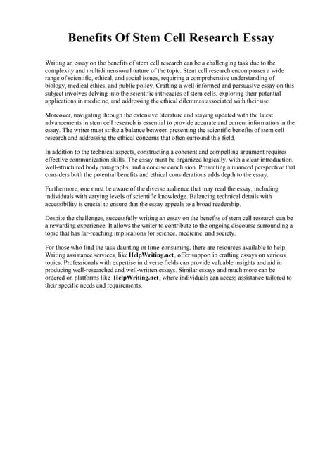 Stem Cell Research Persuasive Essay.pdf