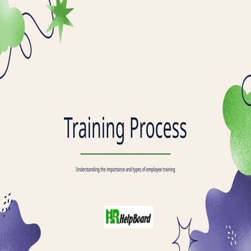 Benefits of Training, Importance of Training | PPTX