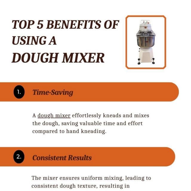 Top 5 Benefits of Using a Dough Mixer | Spinning Grillers | PDF