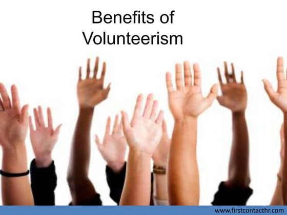 Volunteering - You and Your Community | PPTX | Resume Writing and ...