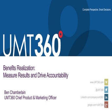 Benefits Realization - Measure Results and Drive Accountability ...