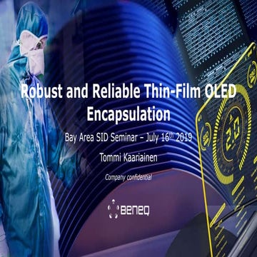 Robust And Reliable Thin Film Oled Encapsulation Pptx
