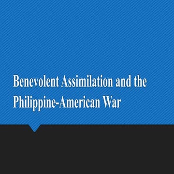 Presenation about Benevolent Assimilation.pptx
