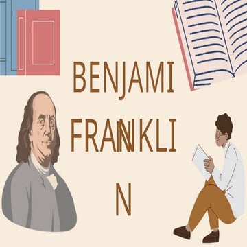 BEN FRANKLIN PROJECT BIOGRAPHY AND ACTIVITIES | PPTX