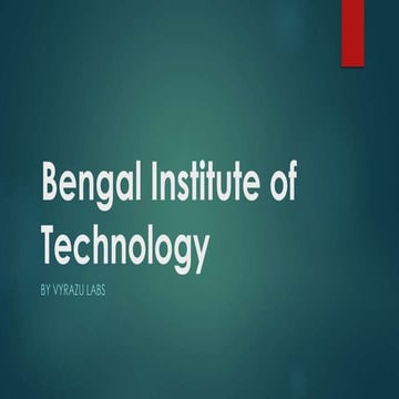 Bengal institute of technology | PPTX | Web Development | Internet