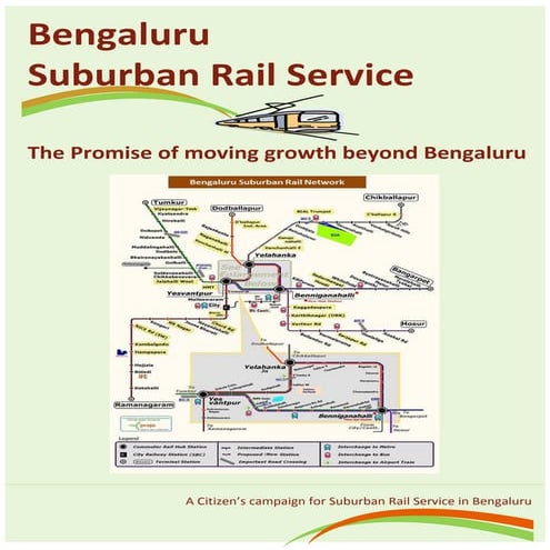 Bengaluru Suburban Rail Brochure - 4 page | PDF