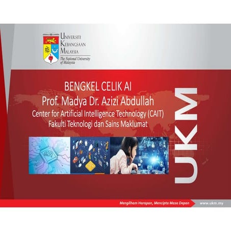 Bengkel celik AI untuk pelajar sekolah menengah | PPT