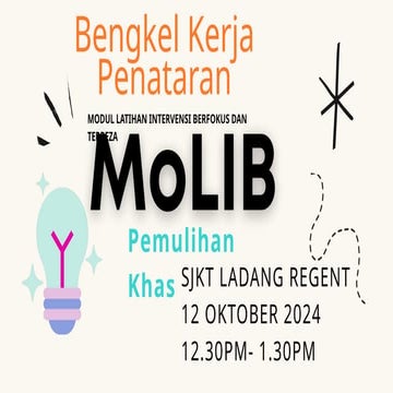Bengkel Penataran MoLIB PEMULIHAN KHAS S | PPT