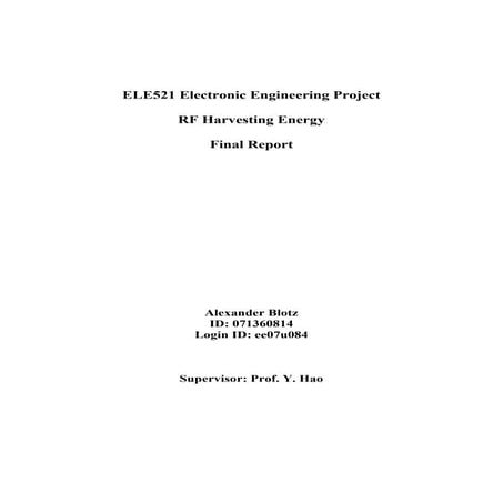 BEng Project Report | PDF