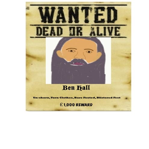 Ben hall wanted poster | PAGES